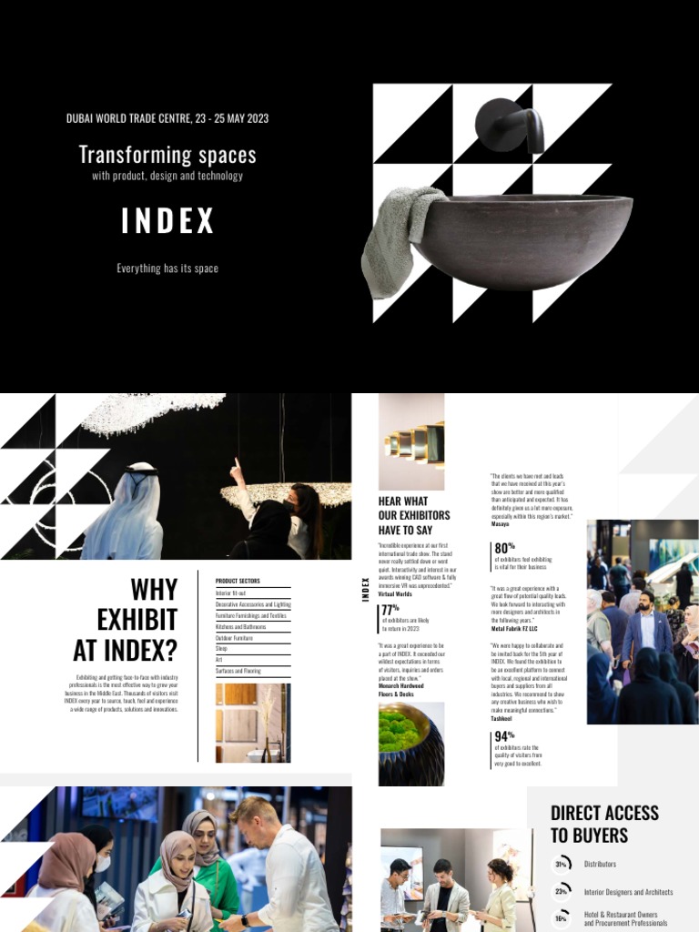 INDEX Dubai 2023: Interior Design Expo | PDF | Procurement | Gulf ...