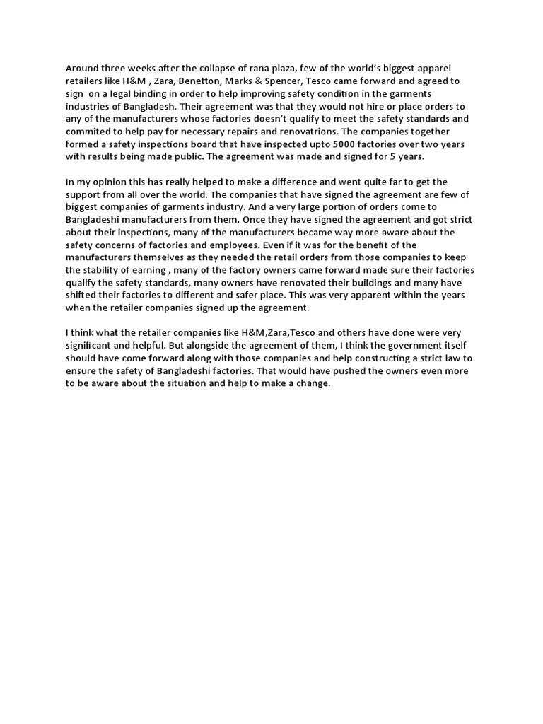 Rana Plaza Case Study | PDF