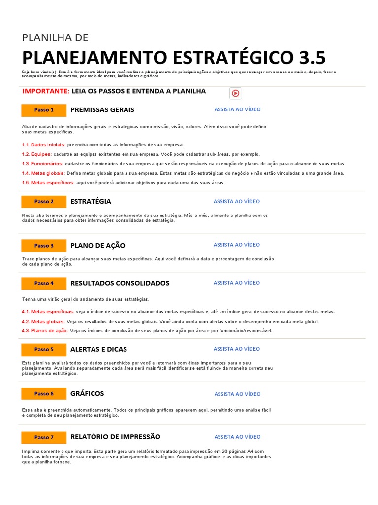 LUZ - Planejamento Estrategico | PDF | Planejamento estratégico | Planejamento