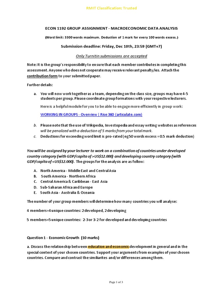 21C Group Assignment 2 | Download Free PDF | Economies