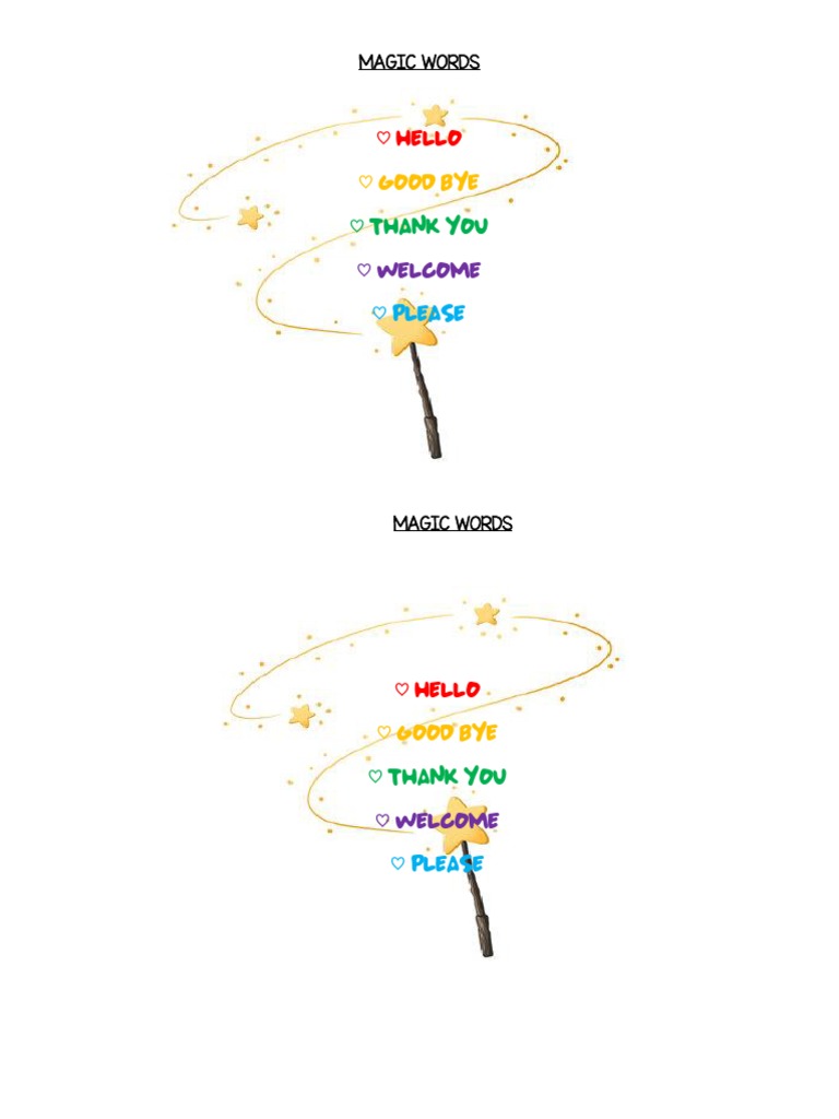 Magic Words | PDF