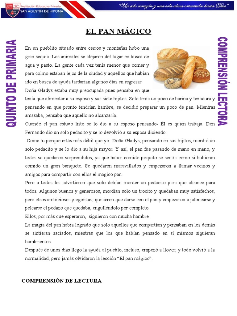 El Pan Mágico: Una Lección de Generosidad | PDF | Panes
