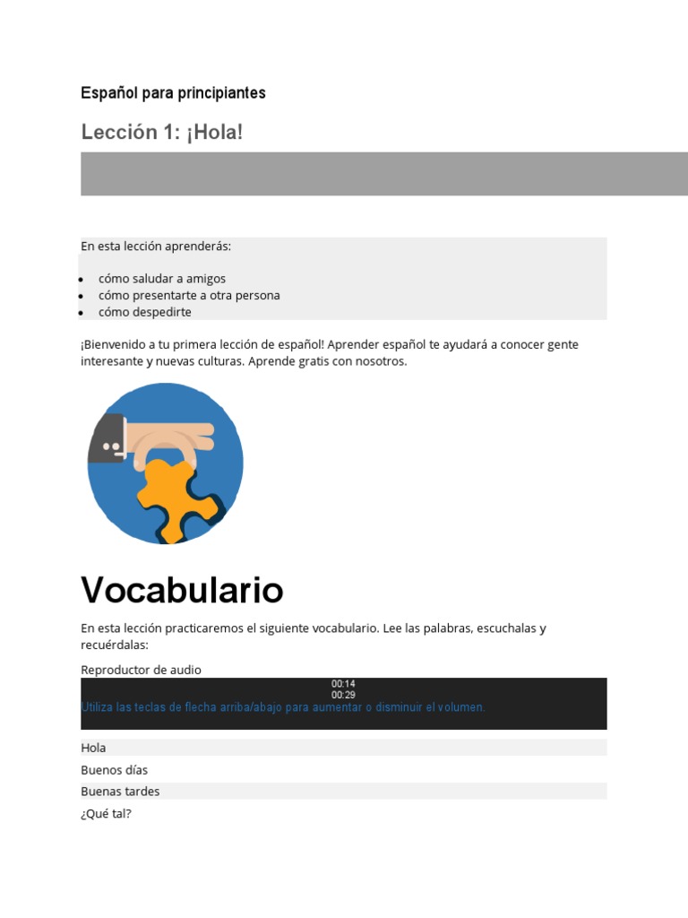 Español para Principiantes | PDF | Género gramatical | Lengua española