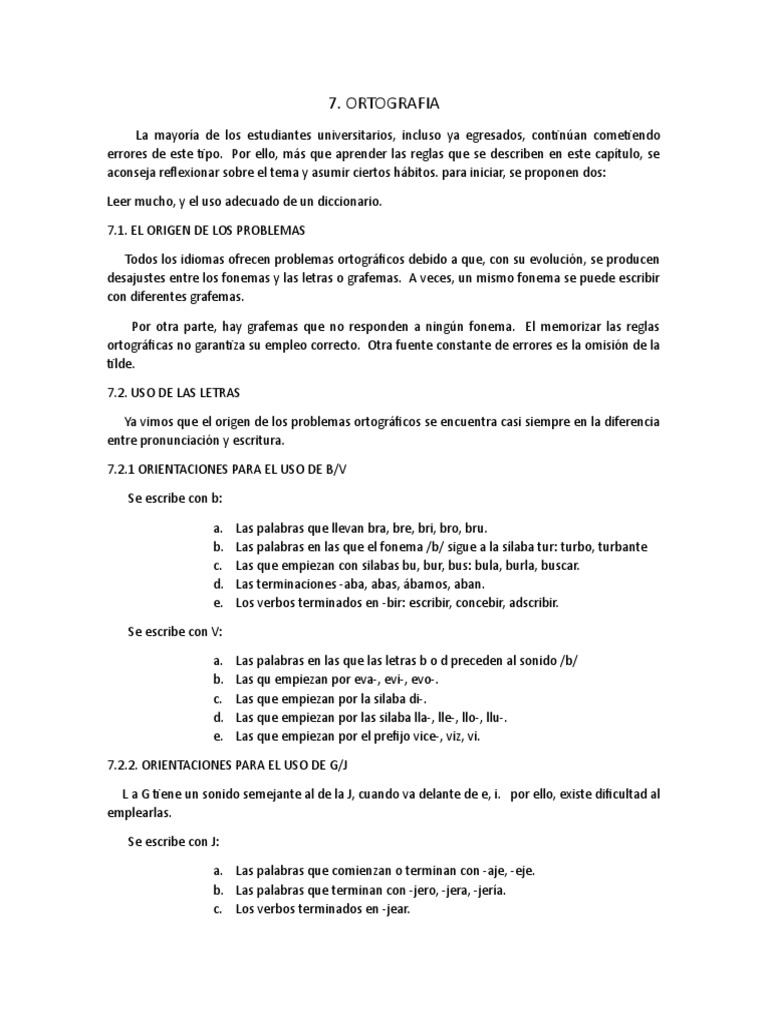 Resumen Capitulo 7 | PDF | Lingüística | Fonética