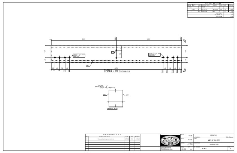 1-06J - Detalle de Polin - Rev 0 | PDF