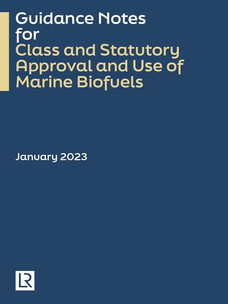 Guidance Notes For Class and Statutory Approval An 230217 091548 | PDF ...