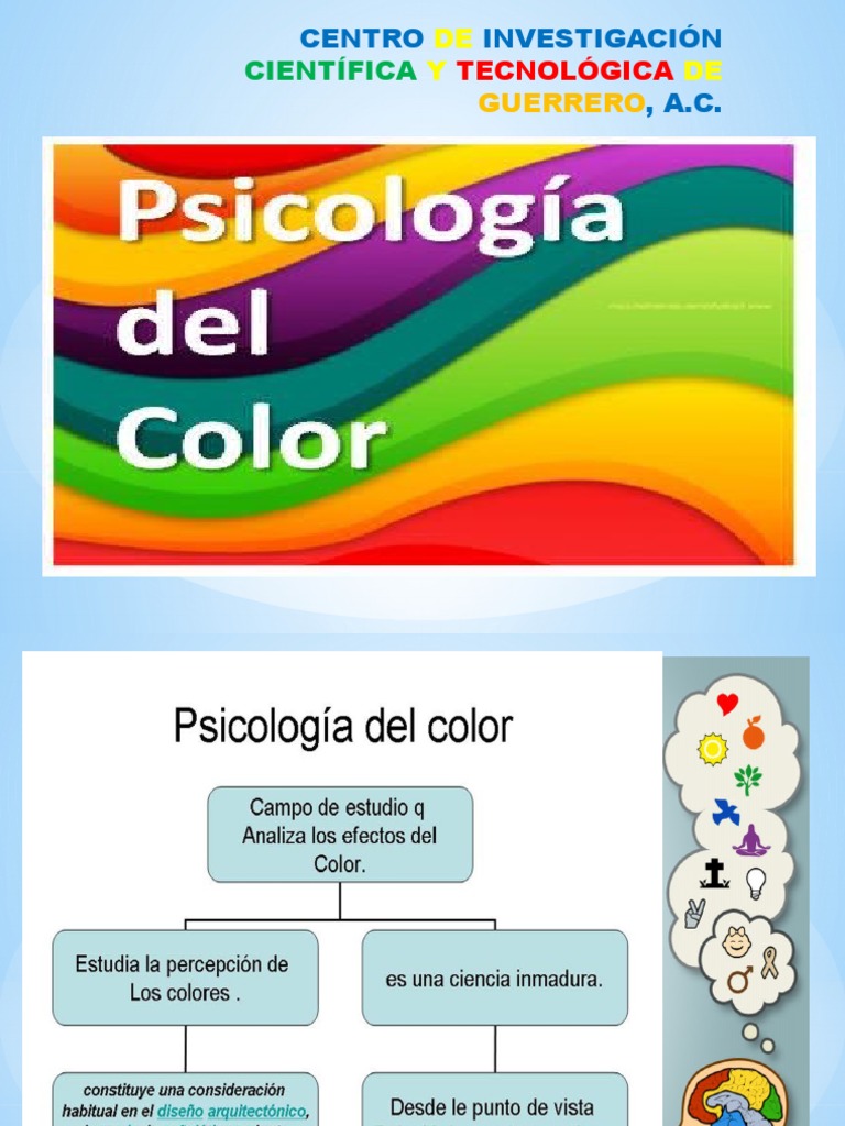 Psicologia Del Color Exposicion | PDF | Ciencia cognitiva | Sicología