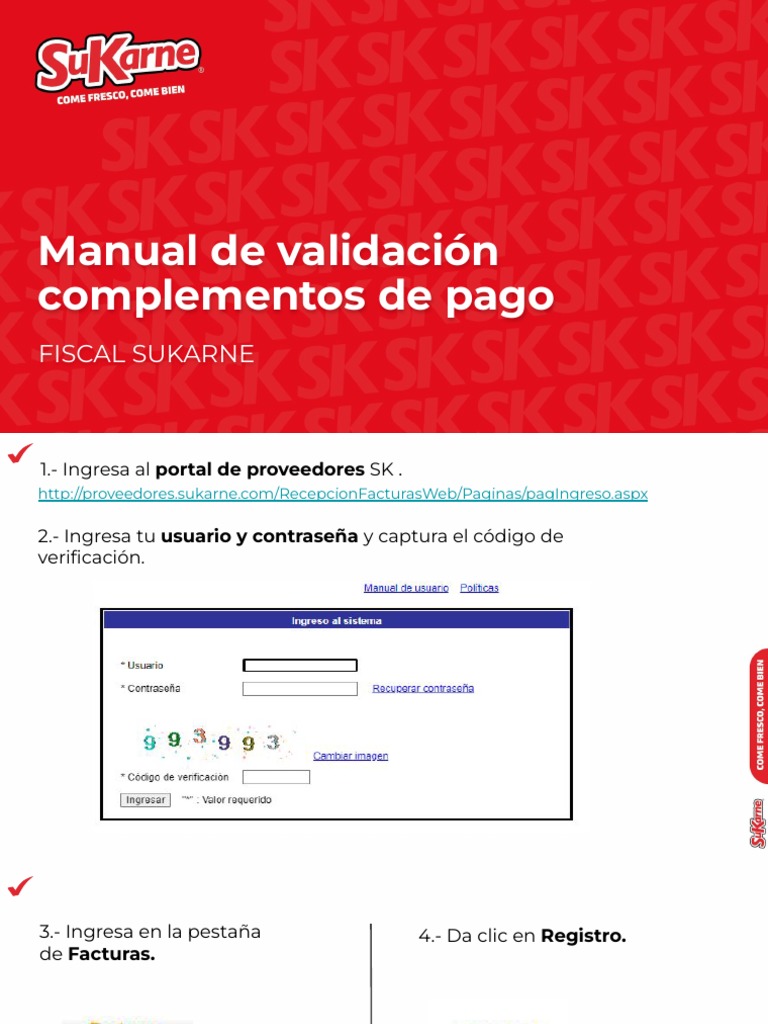 Manual para Validr Complementos de Pago | PDF