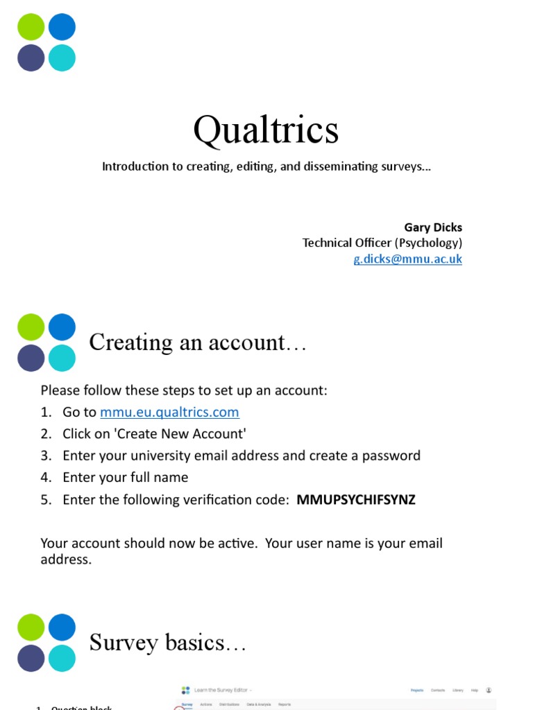 Introduction to Qualtrics Survey Creation | PDF | Comma Separated ...