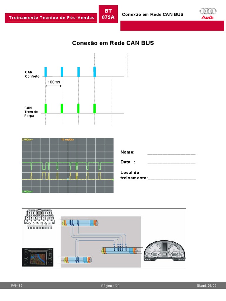 Conexao em Rede CAN-Bus | PDF | Rede de computadores | Informação