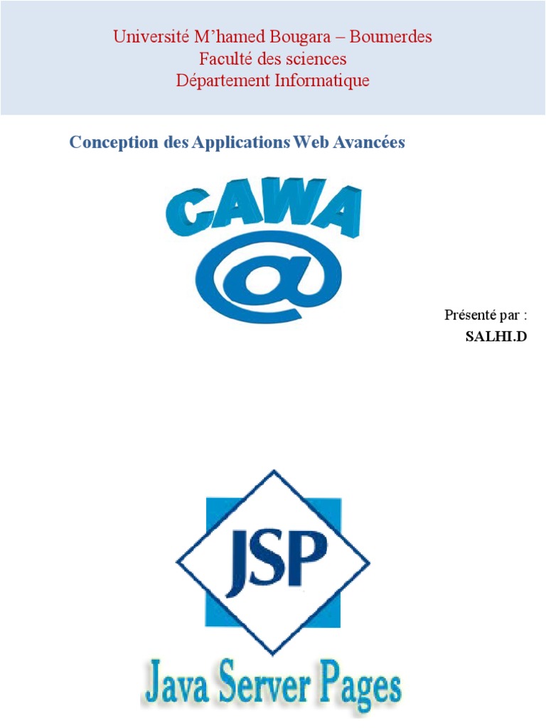 7 JSP | PDF | Java (Langage de programmation) | Informatique