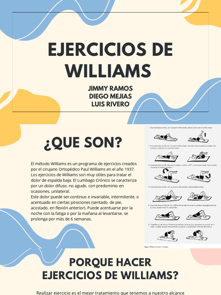 Ejercicios de Williams | PDF | Medicina CLINICA | Causas de la muerte