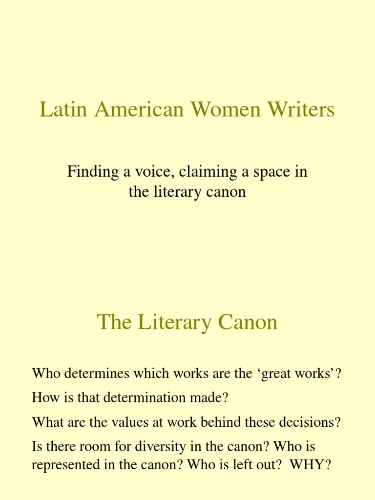 Latin American Women Writers | PDF