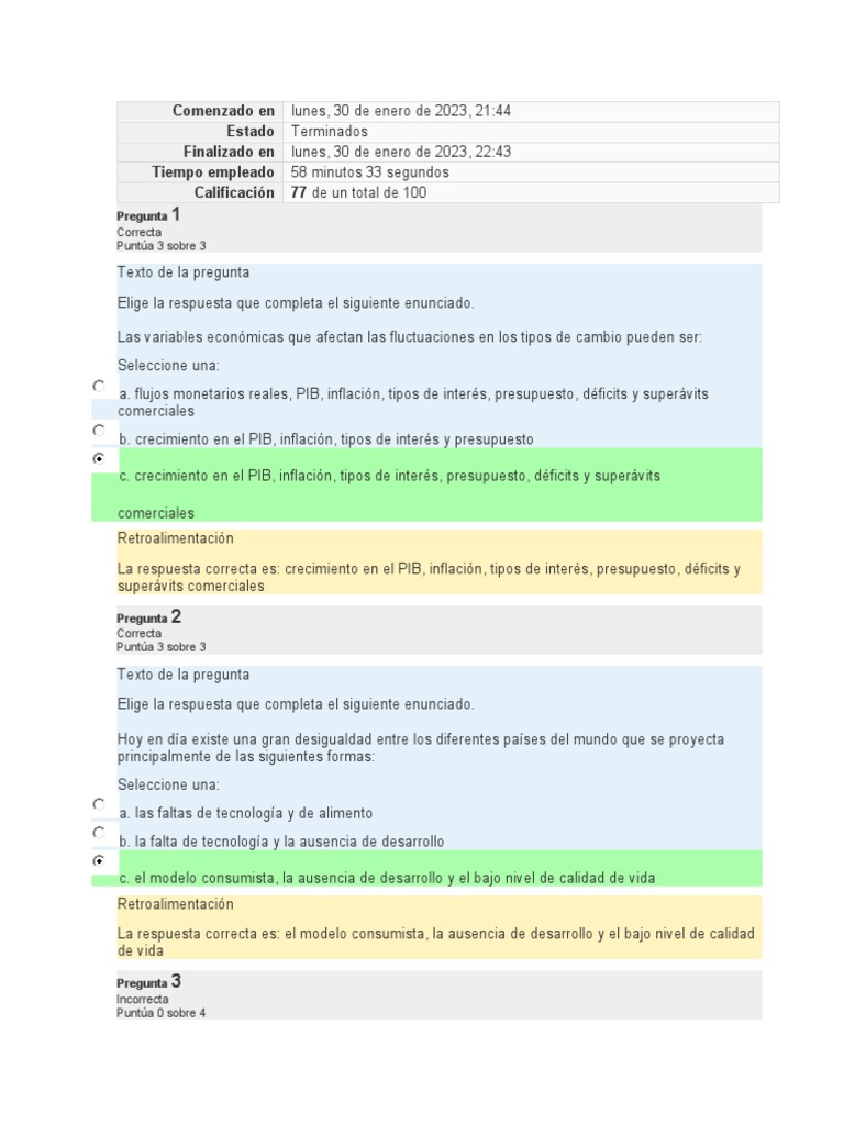Examen Final Finanzas Internacional | PDF | Tipo de cambio | Mercado de divisas
