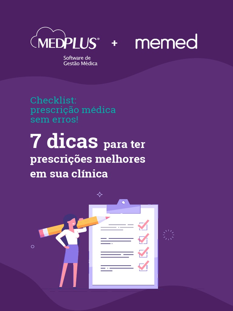Checklist Prescrição Médica Sem Erros Link Pdf Receita Médica