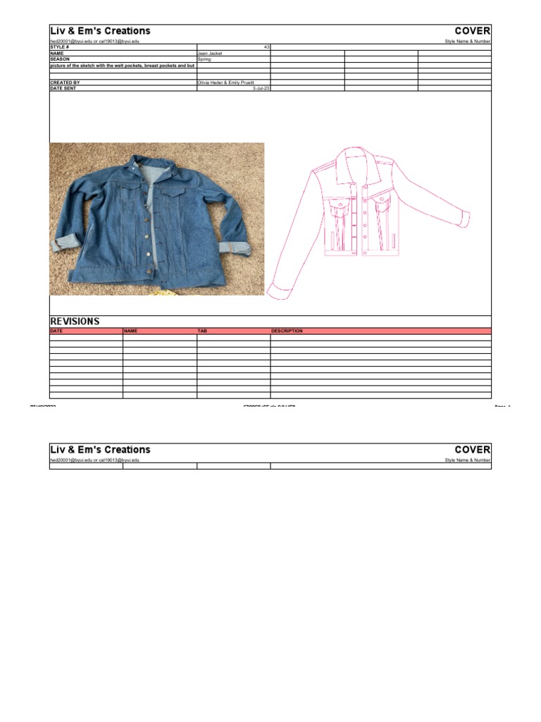 Cad Tech Pack | PDF | Seam (Sewing) | Textiles