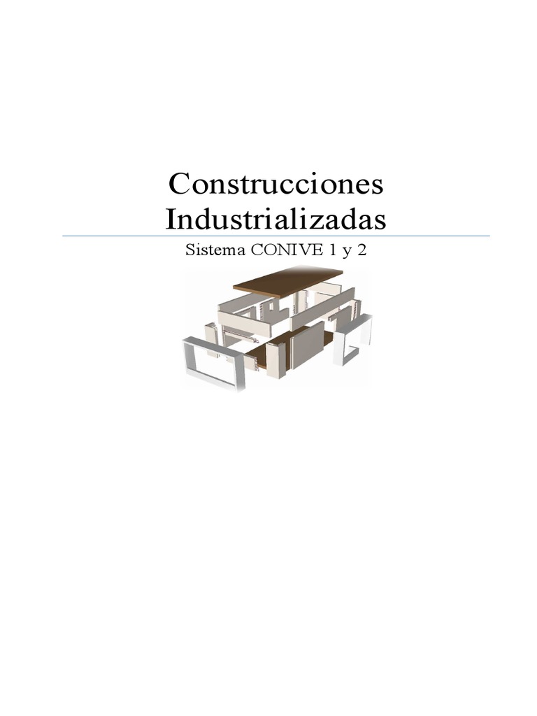 Construcciones Industrializadas- SISTEMA CONIVE | PDF | Hormigón ...