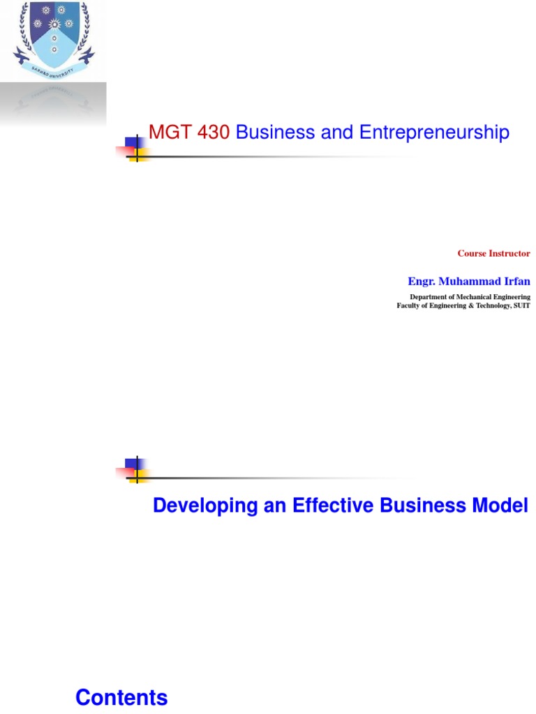 Lecture - 9 Introduction To Business and Entrepreneurship | PDF ...