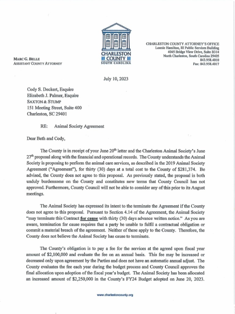 Animal Society Letter | PDF