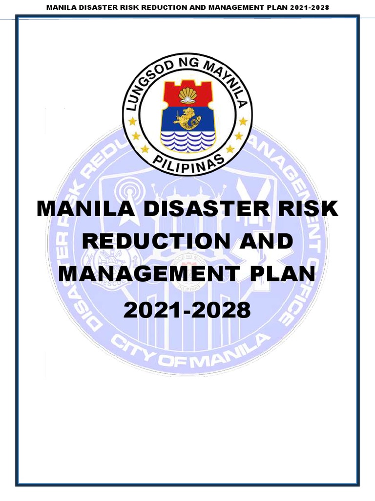 Manila Disaster Risk Reduction and Management Plan 2021 2028 | PDF ...