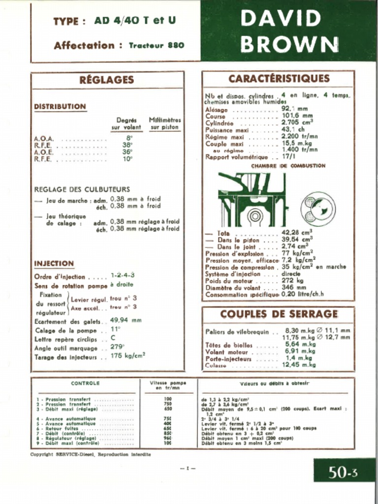 David Brown AD4 40T U | PDF
