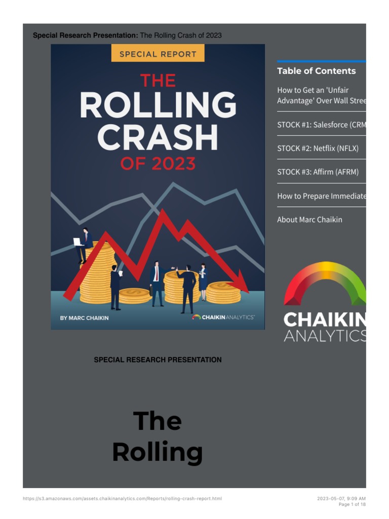 Marc Chaikin's 2023 Crash Predictions | PDF | Software As A Service ...