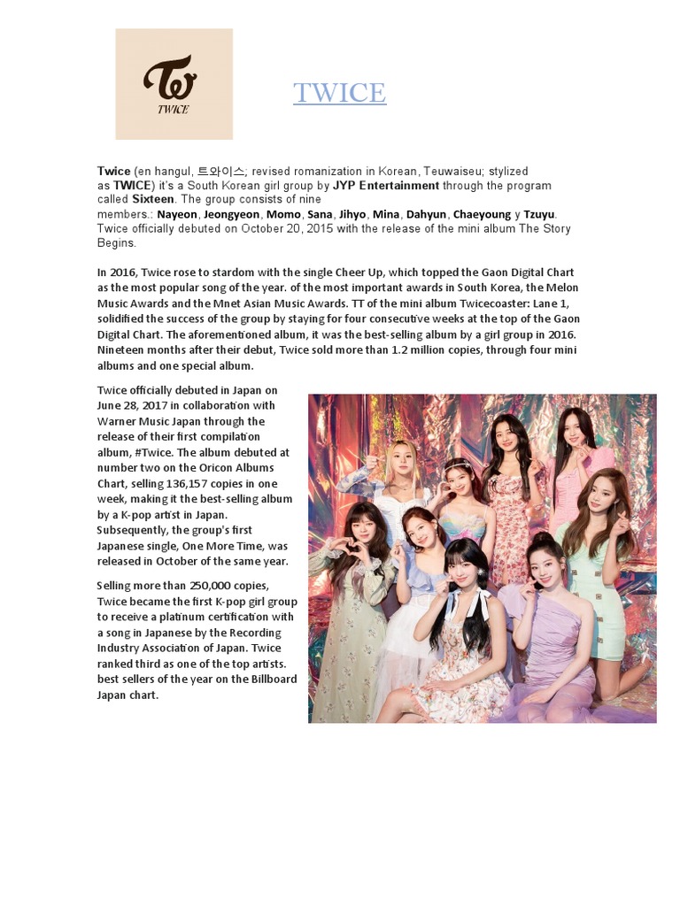 TWICE Show and Tell | PDF