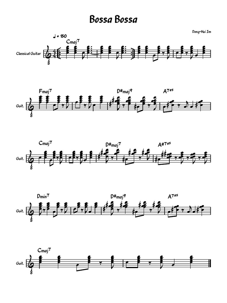 Bossa Bossa Guitar | PDF