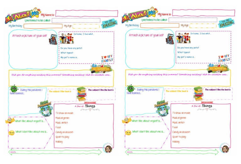 All About Me O.rizzi Oficio Doble | PDF