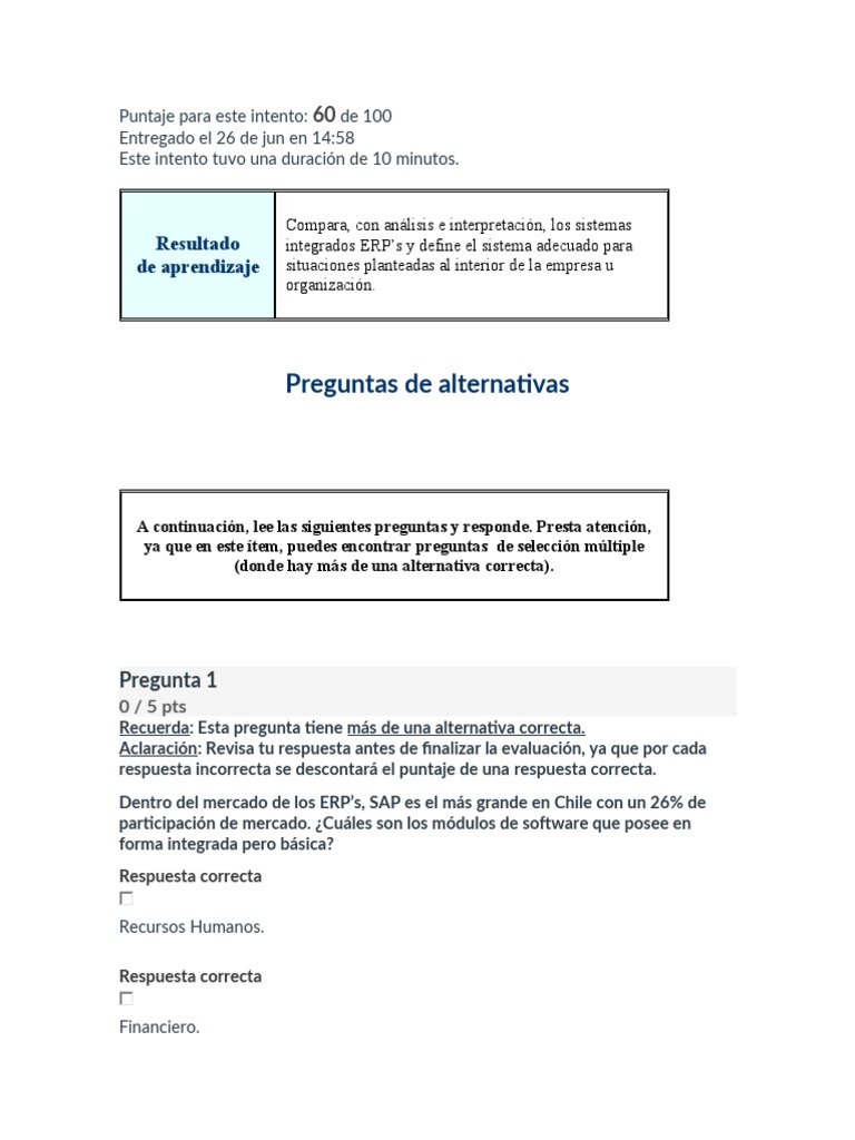 Erp 2 | PDF | Planificación de recursos empresariales | Gestión de tecnología de la información