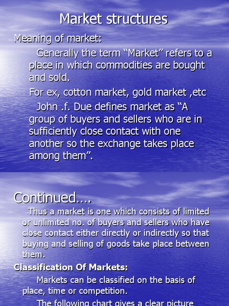 Module 7 Market Structure | PDF | Monopoly | Perfect Competition