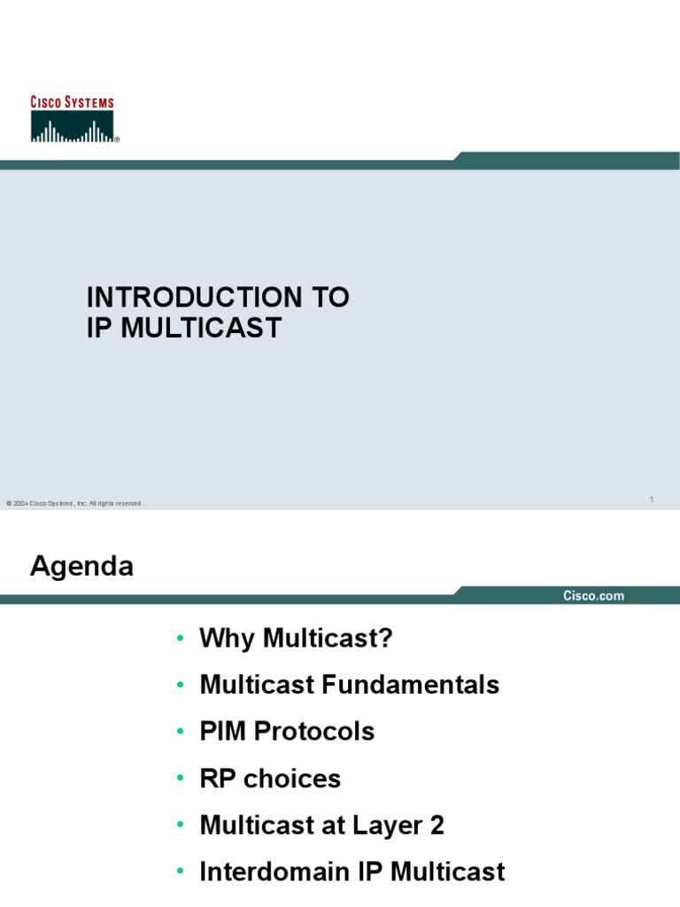 Multi Cast | PDF | Multicast | Computing