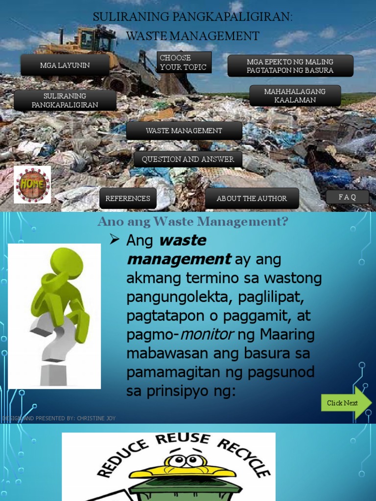 10-Waste Management CHRISTINE JOY | PDF