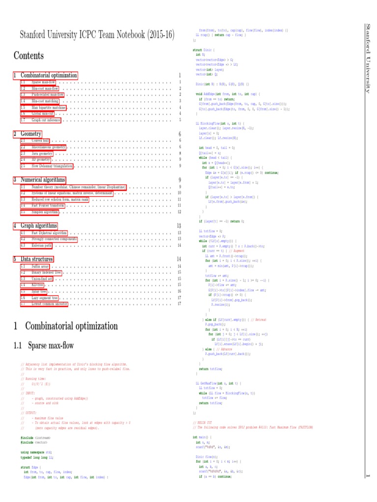 Notebook | PDF | Mathematical Optimization | Computer Programming