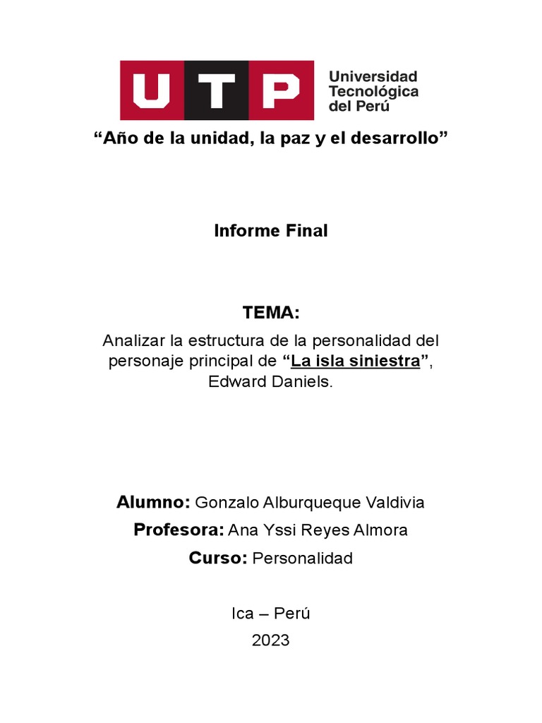 Informe Final | PDF