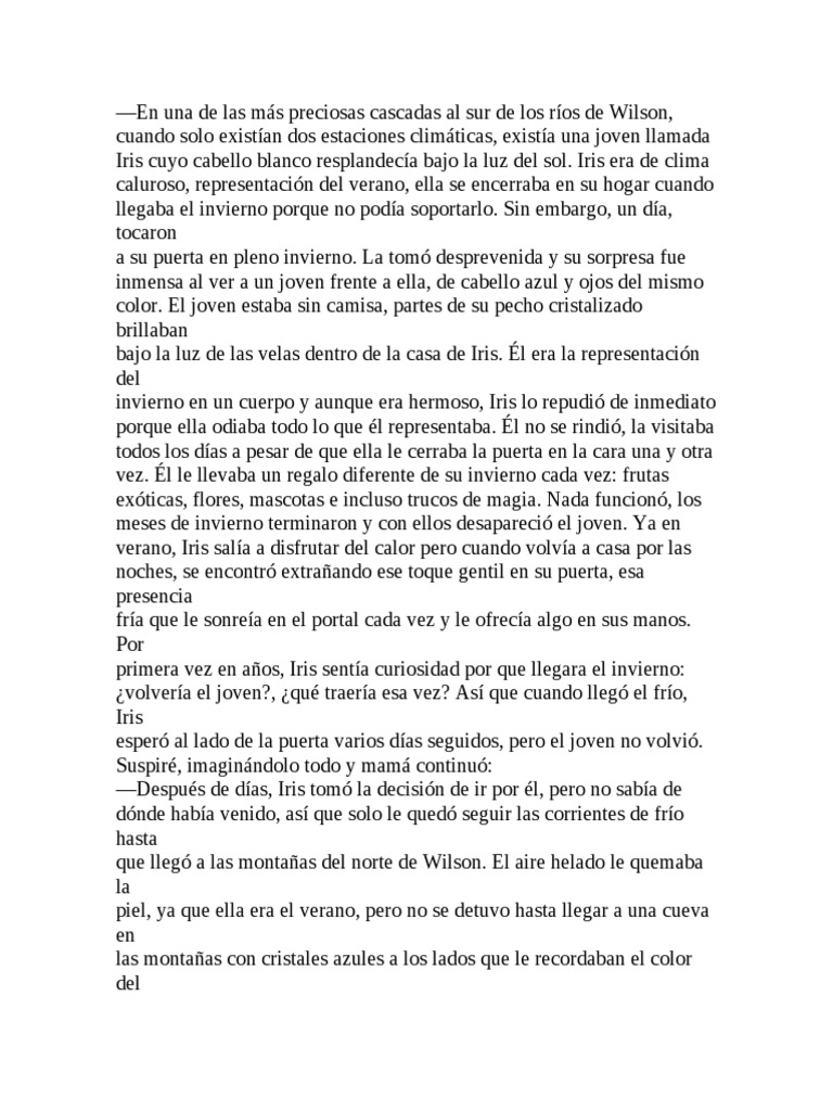 El encuentro de verano e invierno | PDF | Verano