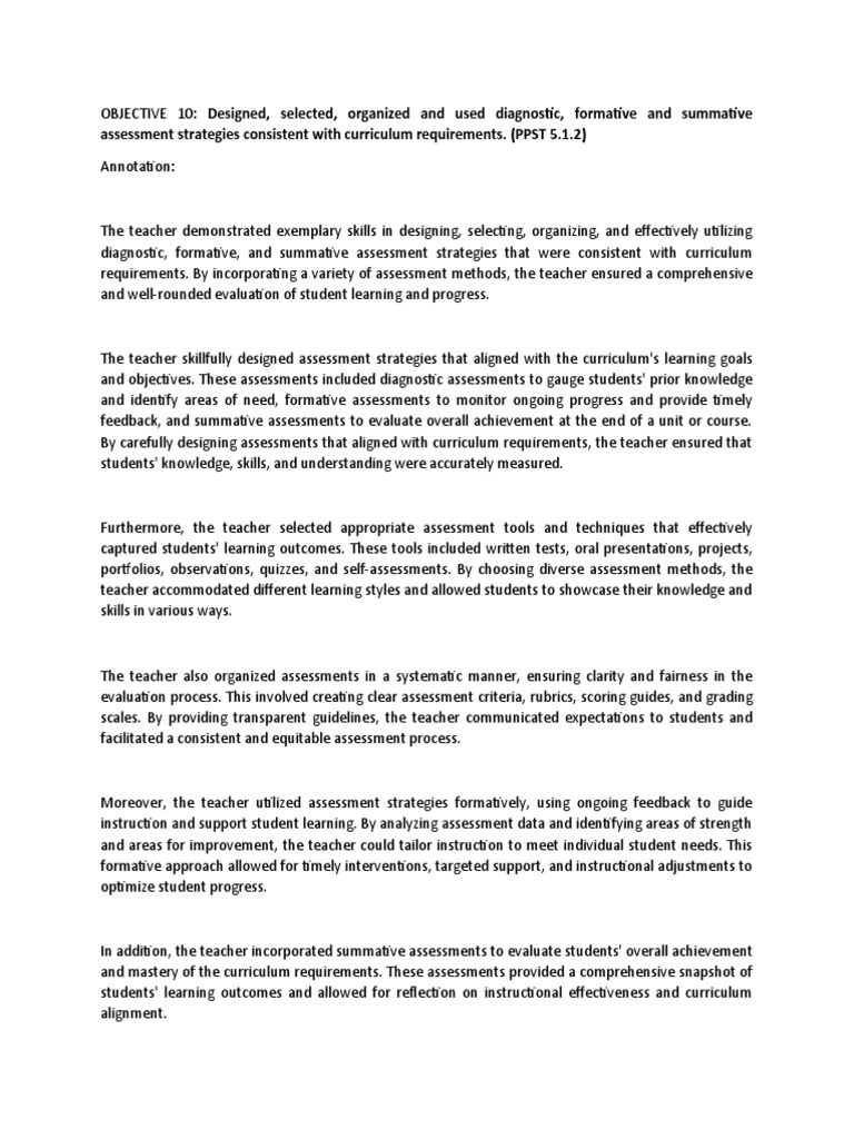 Effective Assessment Strategies in Education | PDF | Educational ...