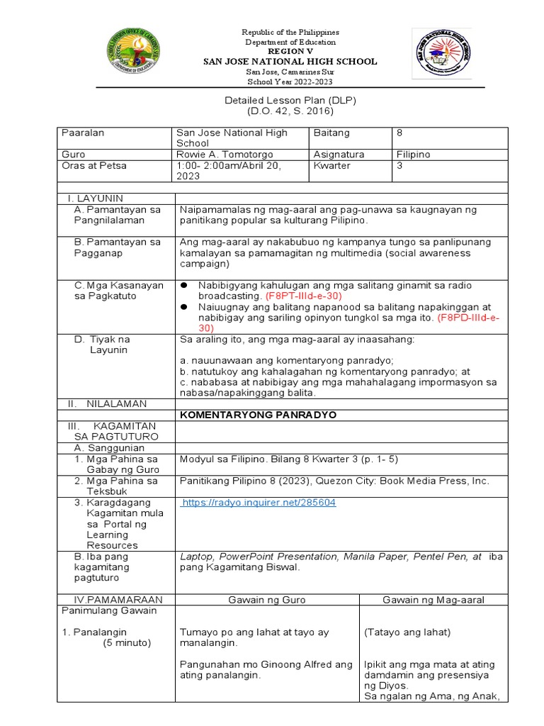 Final Demo - DLP | PDF Final Demo - DLP | PDF