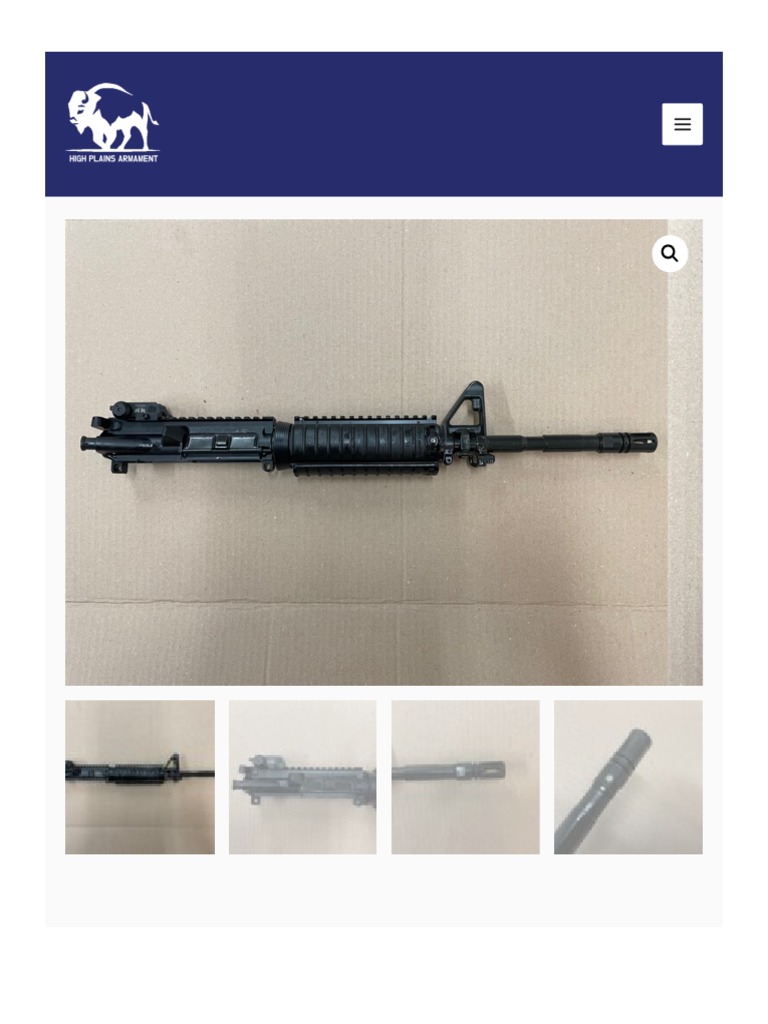 Colt 14.5 M4A1 SOCOM Upper, Permanent FH - High Plains Armament | PDF ...