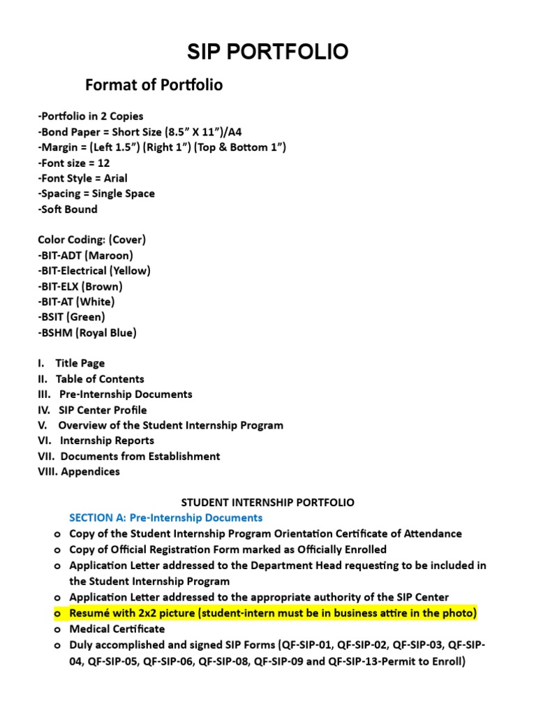 SIP PORTFOLIO - 2nd Sem. - 2022 2023 | PDF