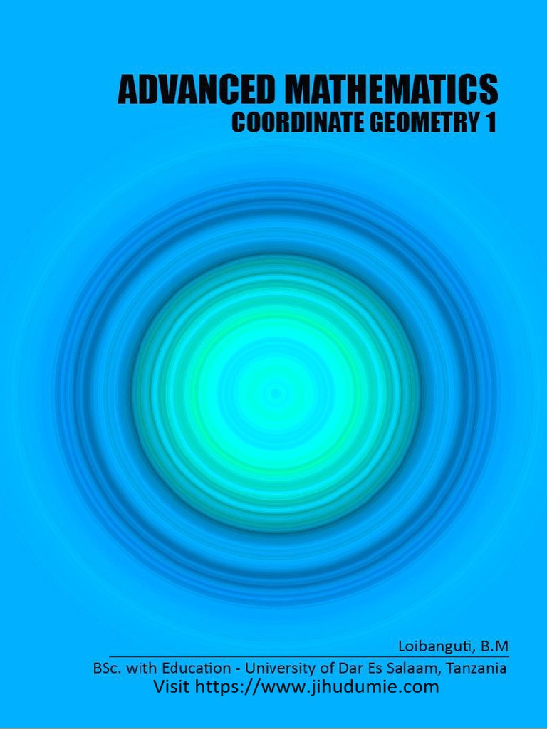 AdvancedMath CoordinateGeometry1 F5 Loibanguti (2022) | PDF | Geometry | Line (Geometry)