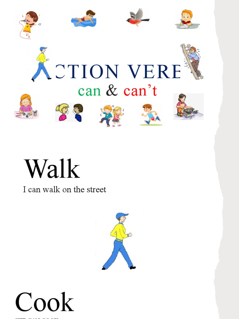 Action Verbs Can Cant - 149483 | PDF