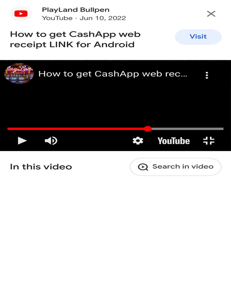 Cashapp Web Receipt - Google Search | PDF