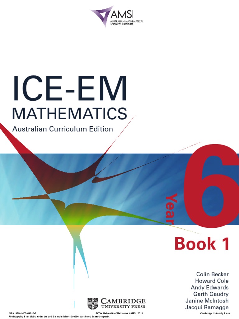 Year 6 ICE-EM Mathematics 1 | PDF | Textbook | Area