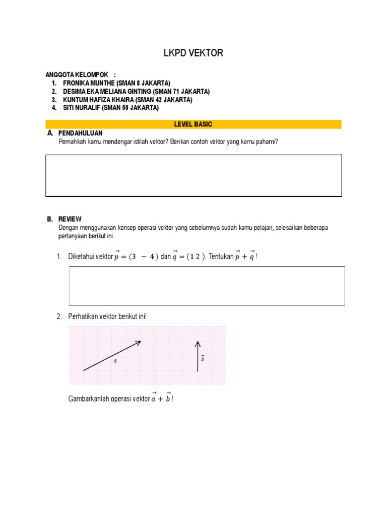 LKPD Vektor Ok | PDF