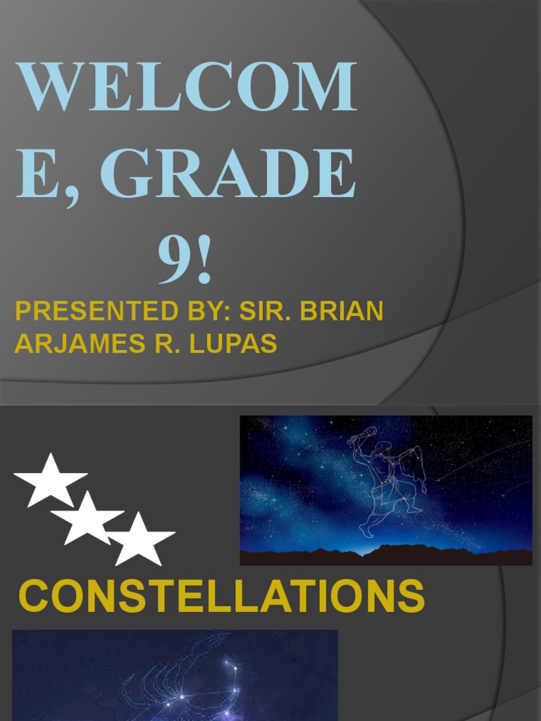 Grade 9: Exploring Stars & Constellations | PDF | Stars | Apparent ...