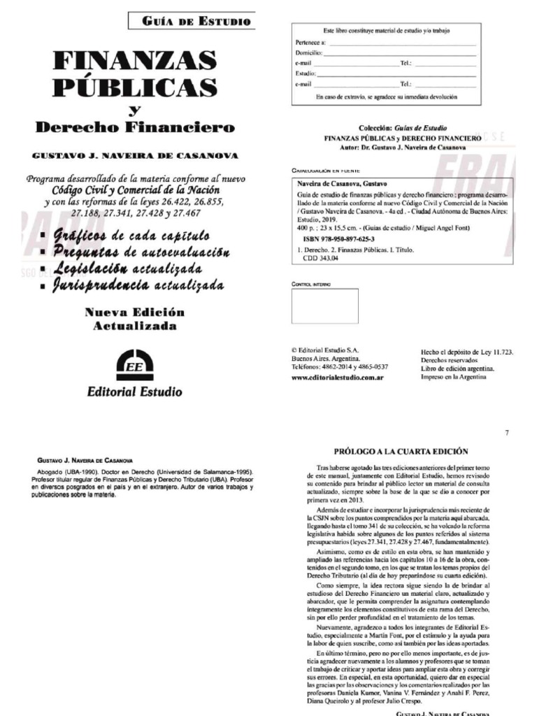 guia finanzas publicas | PDF