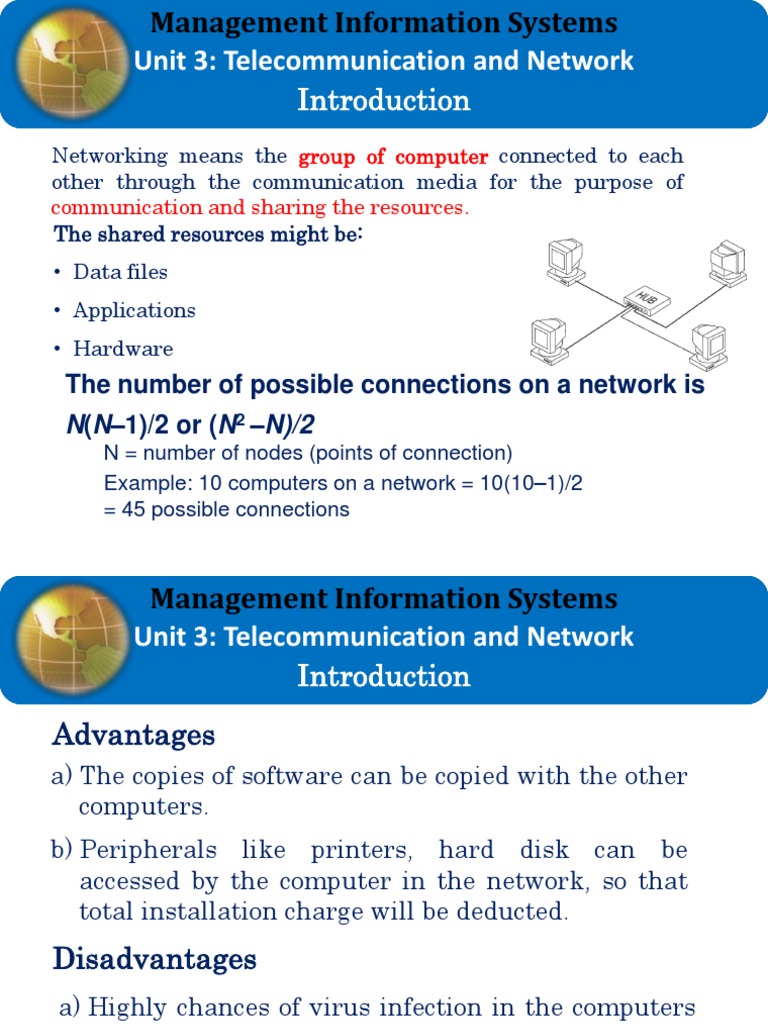 3MIS - Telecommunication and Network - Part I | PDF | Computer Network ...