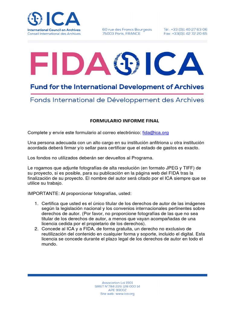 Informe Final de Subvención FIDA | PDF | Informática