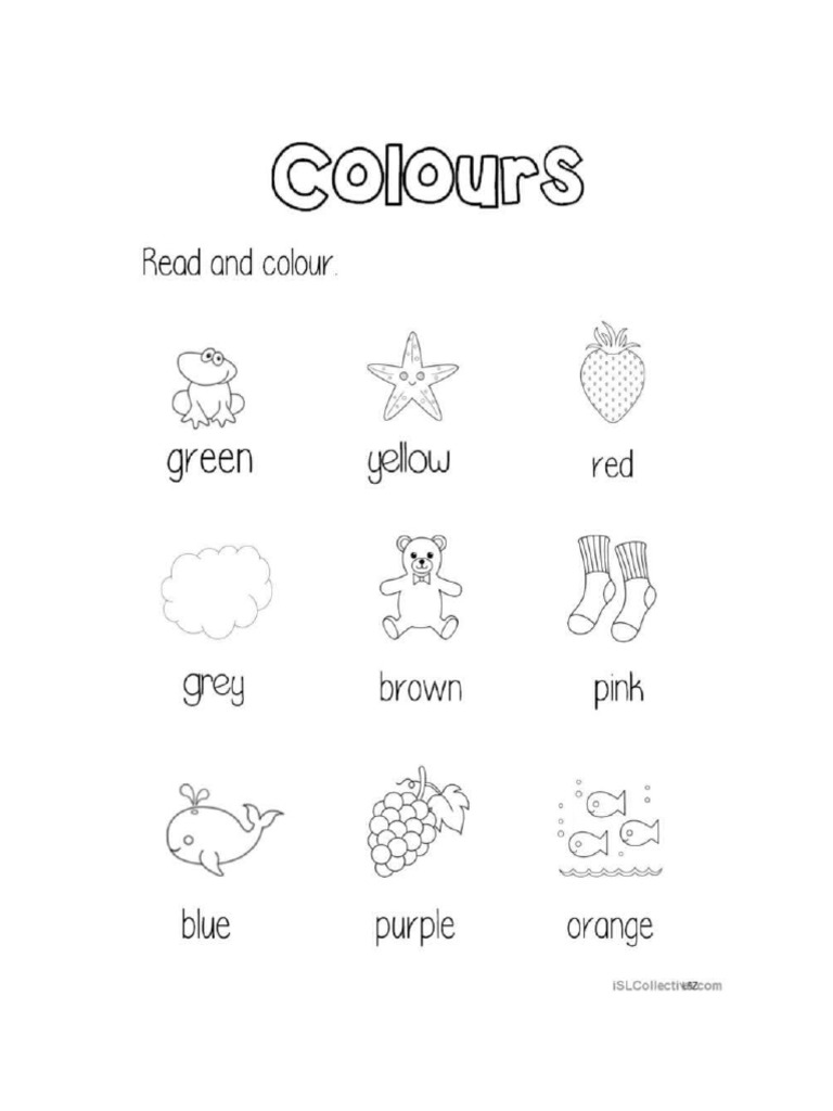 COLOURING WORKSHEET | PDF